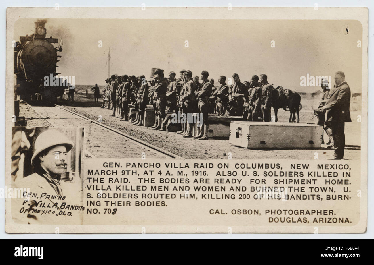 This historical event marks the raid led by General Pancho Villa on ...