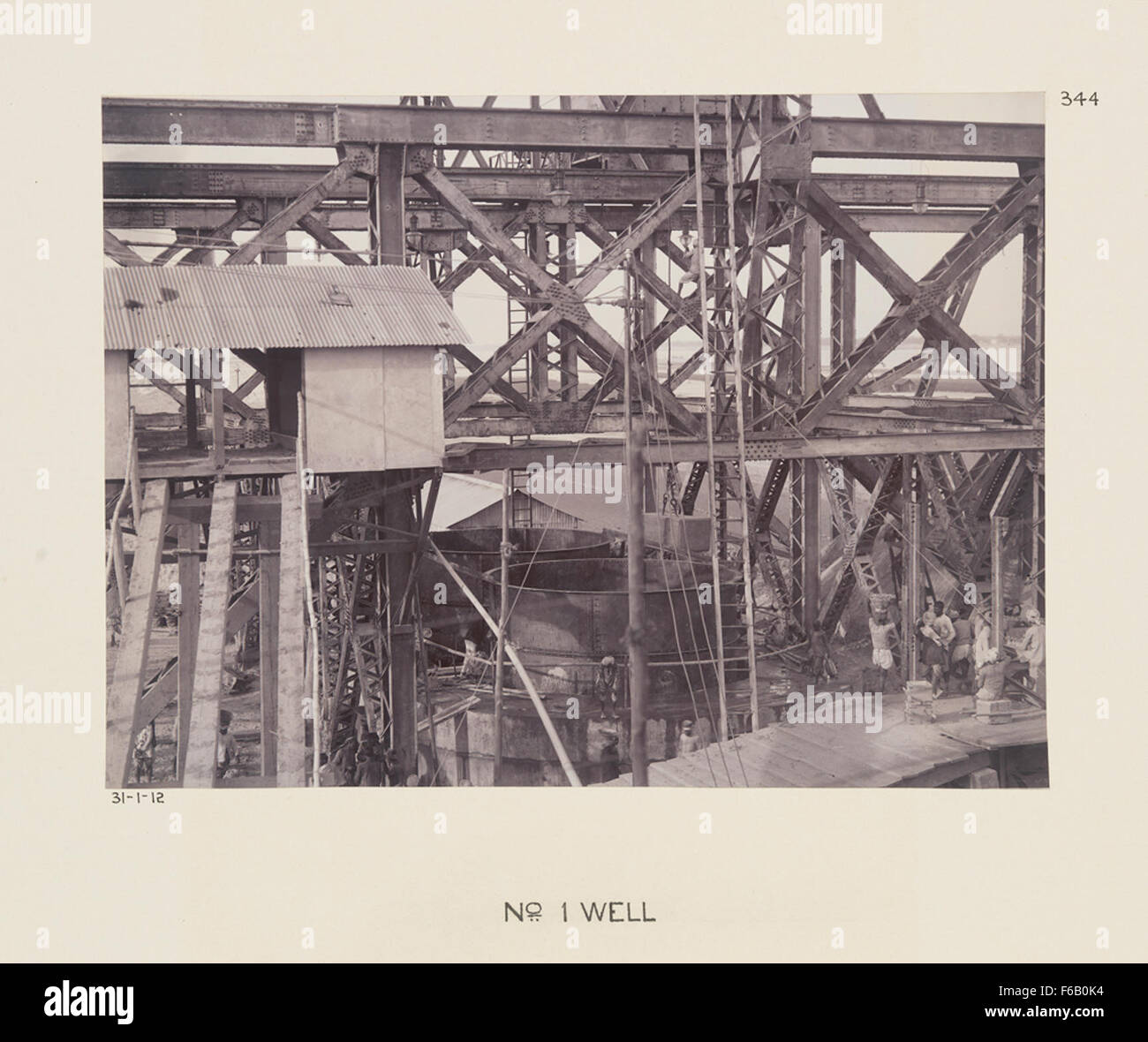 The 'No. 1 Well Bridge' construction is a historical milestone in ...