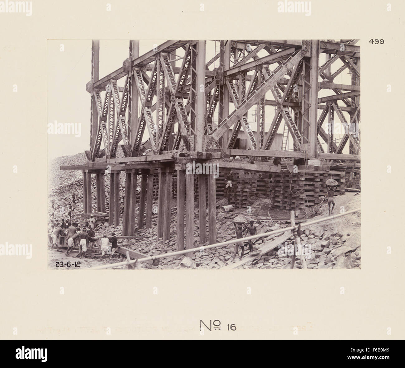 The construction of the No. 16 railroad bridge illustrates the ...