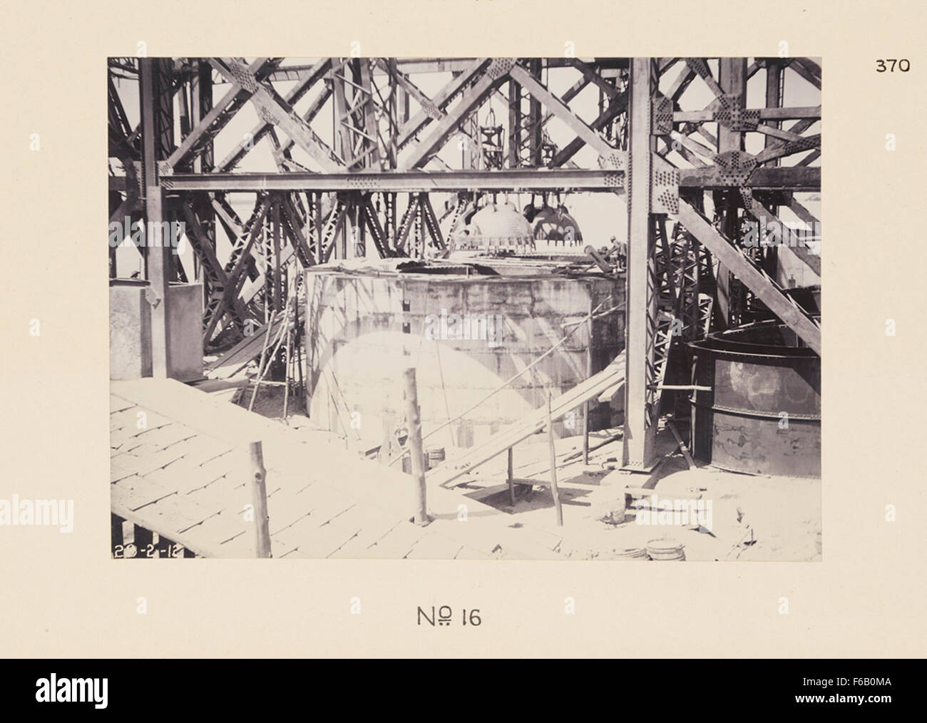 The construction of the No. 16 railroad bridge marks an important ...