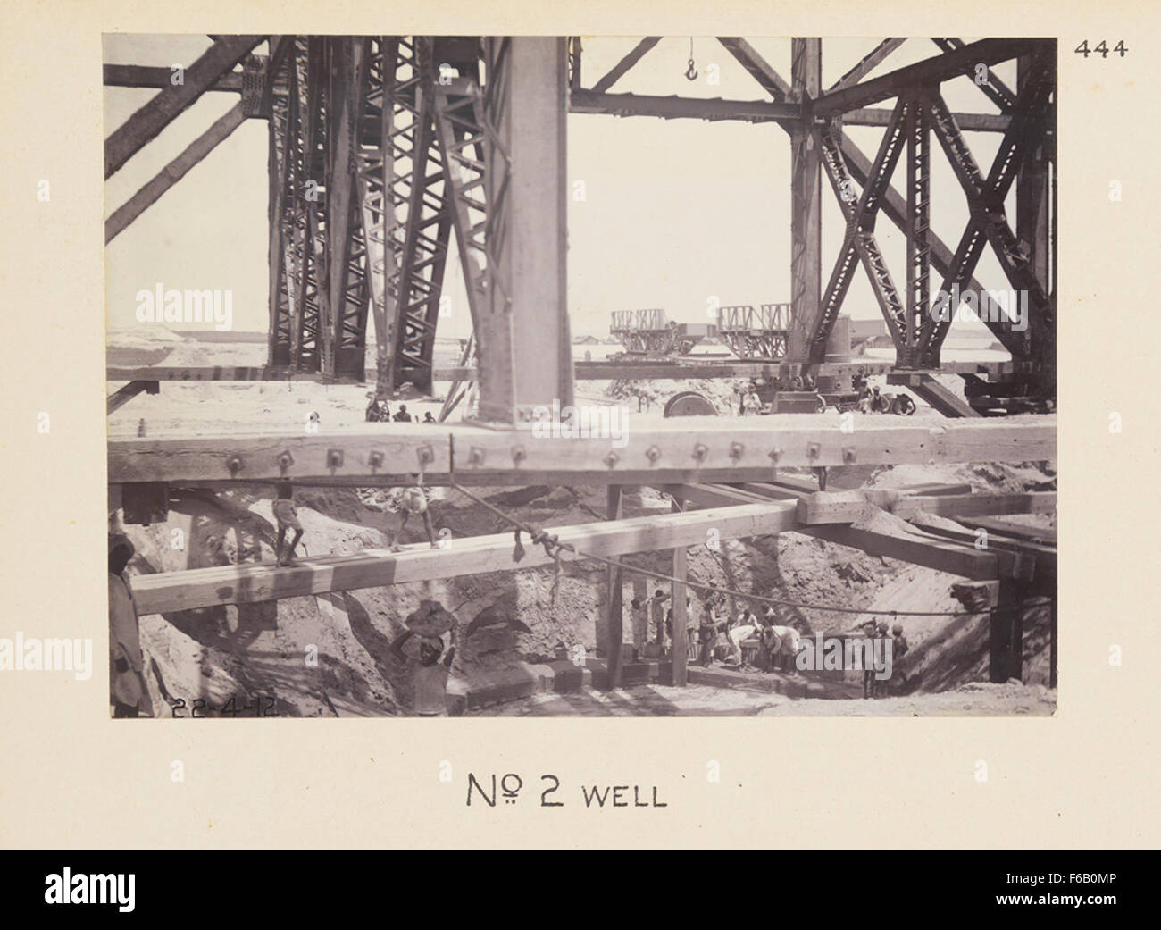 The construction of the No. 2 Well bridge is a historic representation ...