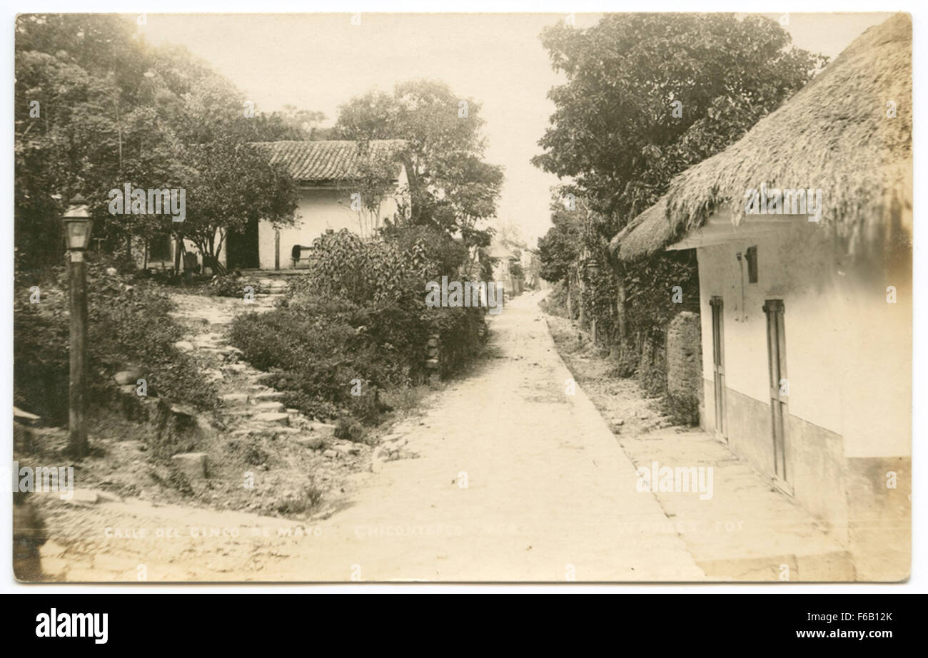 Calle del Cinco de Mayo, Chicontepec, Ver Stock Photo - Alamy