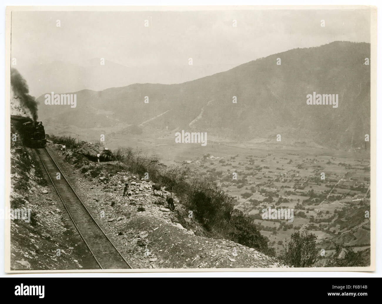 This image features a Ferrocarril Mexicano locomotive, which is seen ...