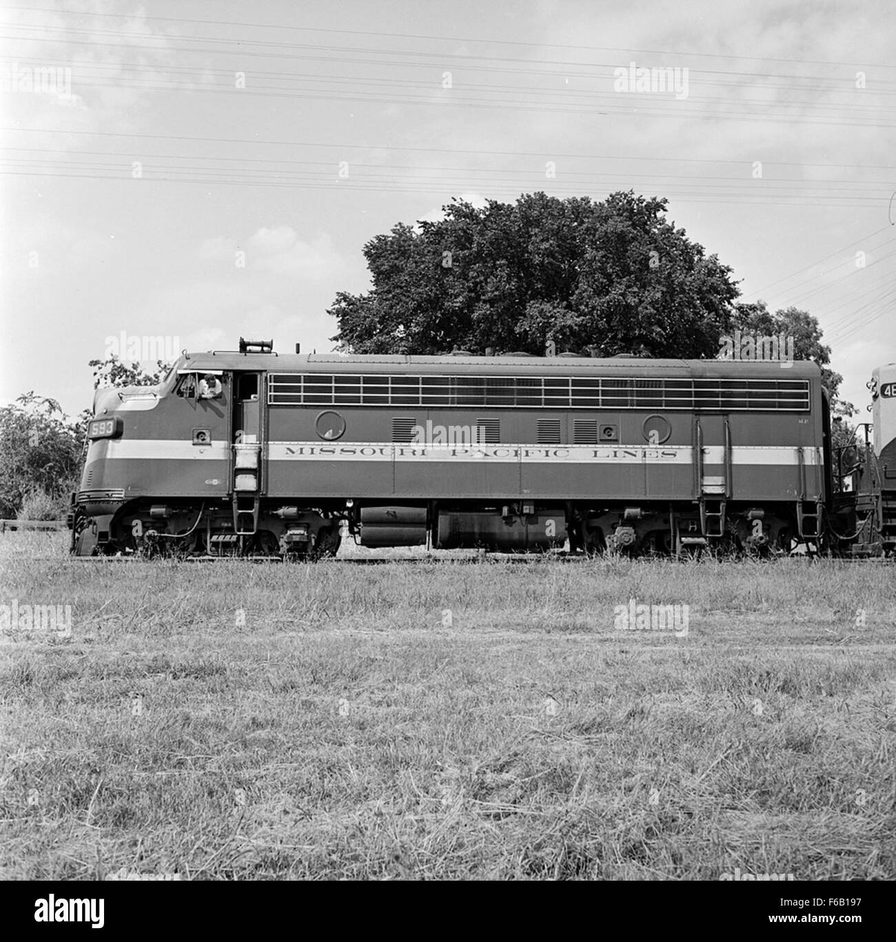 Missouri Pacific Diesel Electric Freight Locomotive No. 593 is part of ...