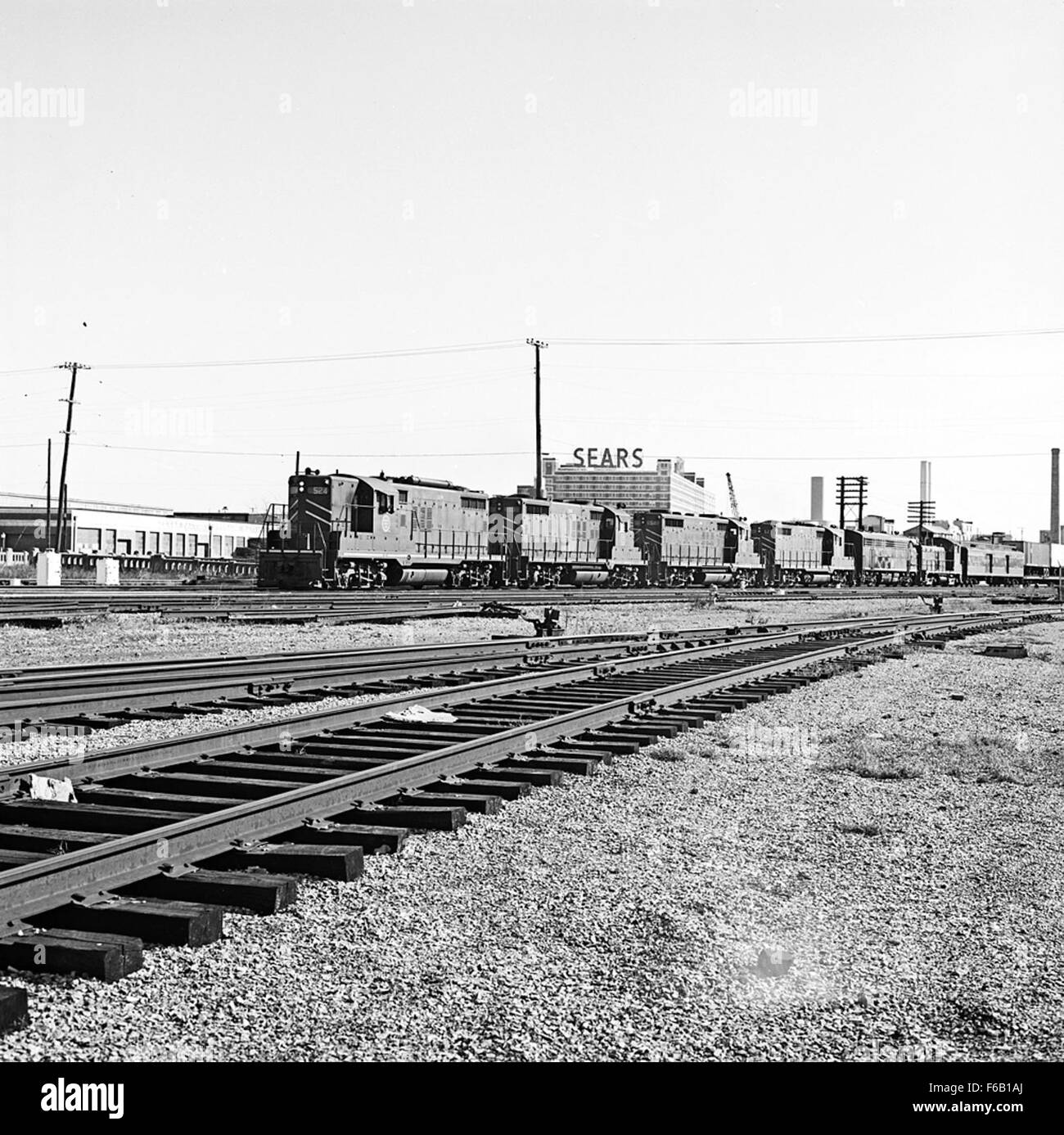 Missouri Pacific diesel-electric road switcher locomotives Nos. 524 ...