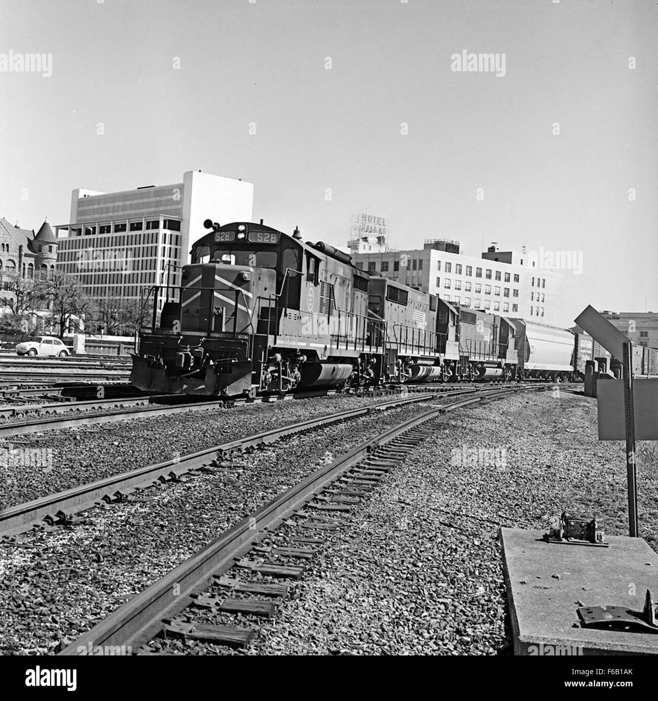 This image shows two diesel electric road switchers, Nos. 528 and 619 ...