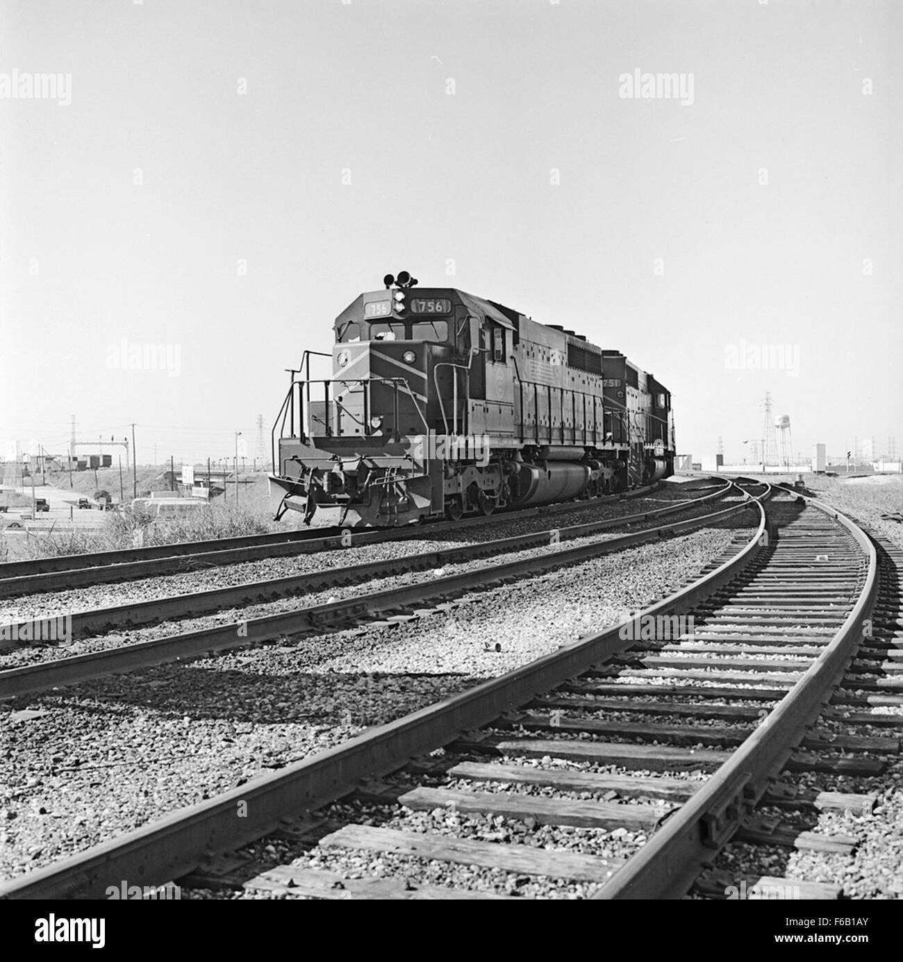 Railroad yard locomotives engines hi-res stock photography and images - Alamy