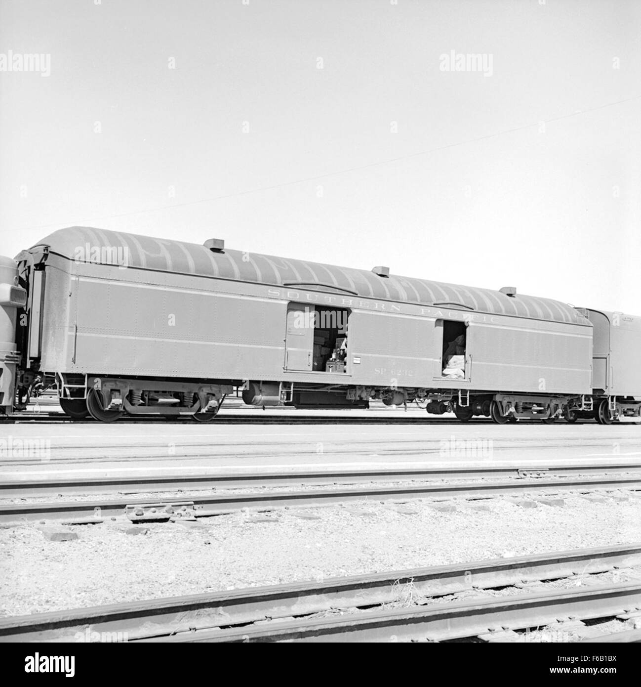 Southern Pacificâ€™s Baggage and Express Car No. 6232, used for ...