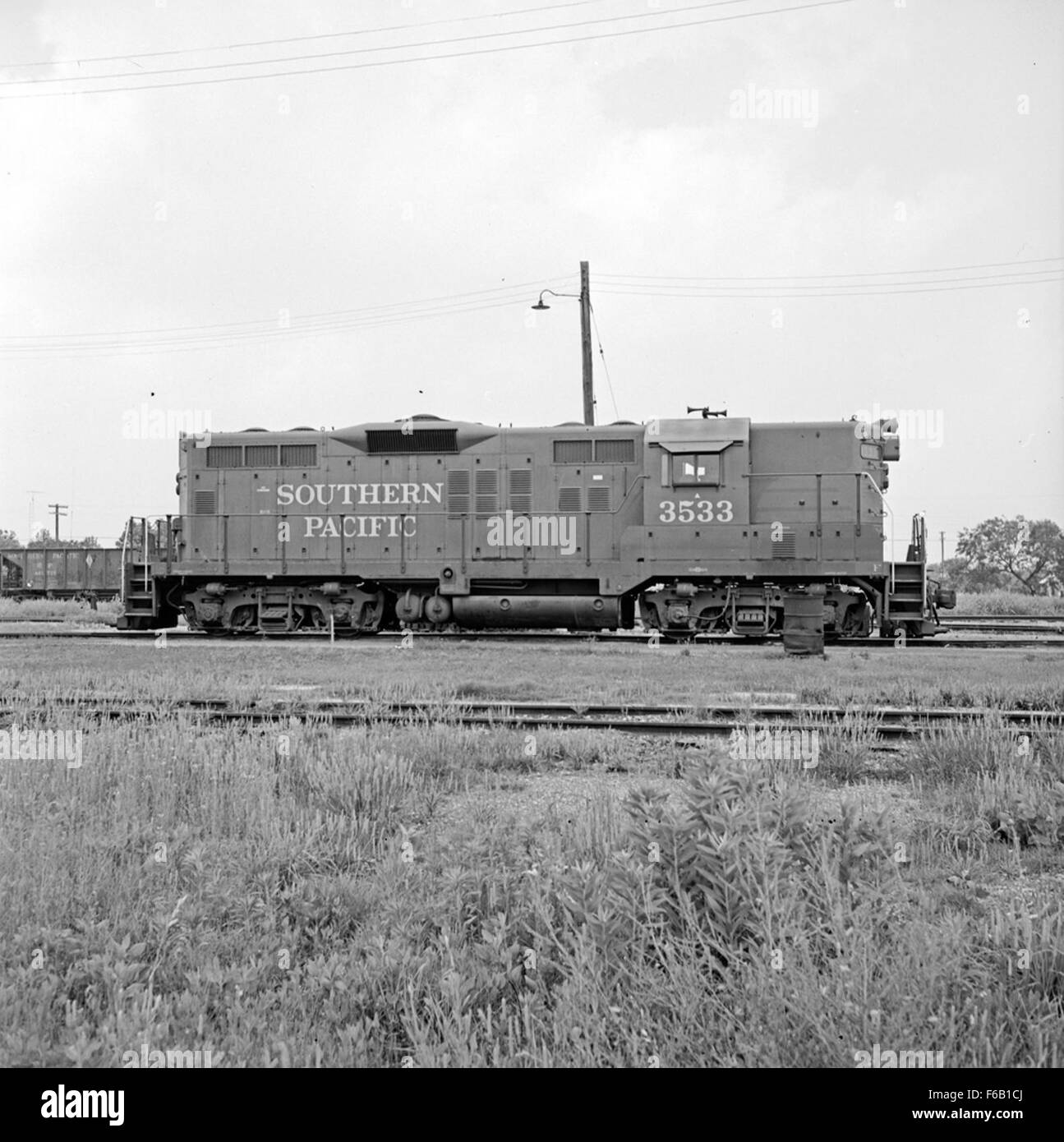 Southern pacific railroad vintage Black and White Stock Photos & Images ...