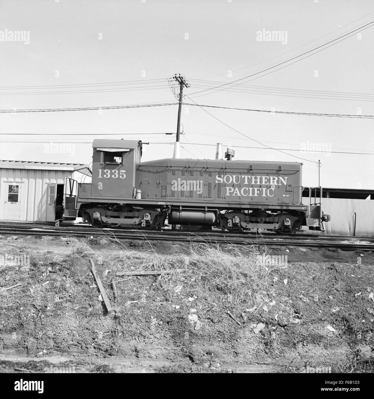 Southern Pacific Trains Black and White Stock Photos & Images - Alamy