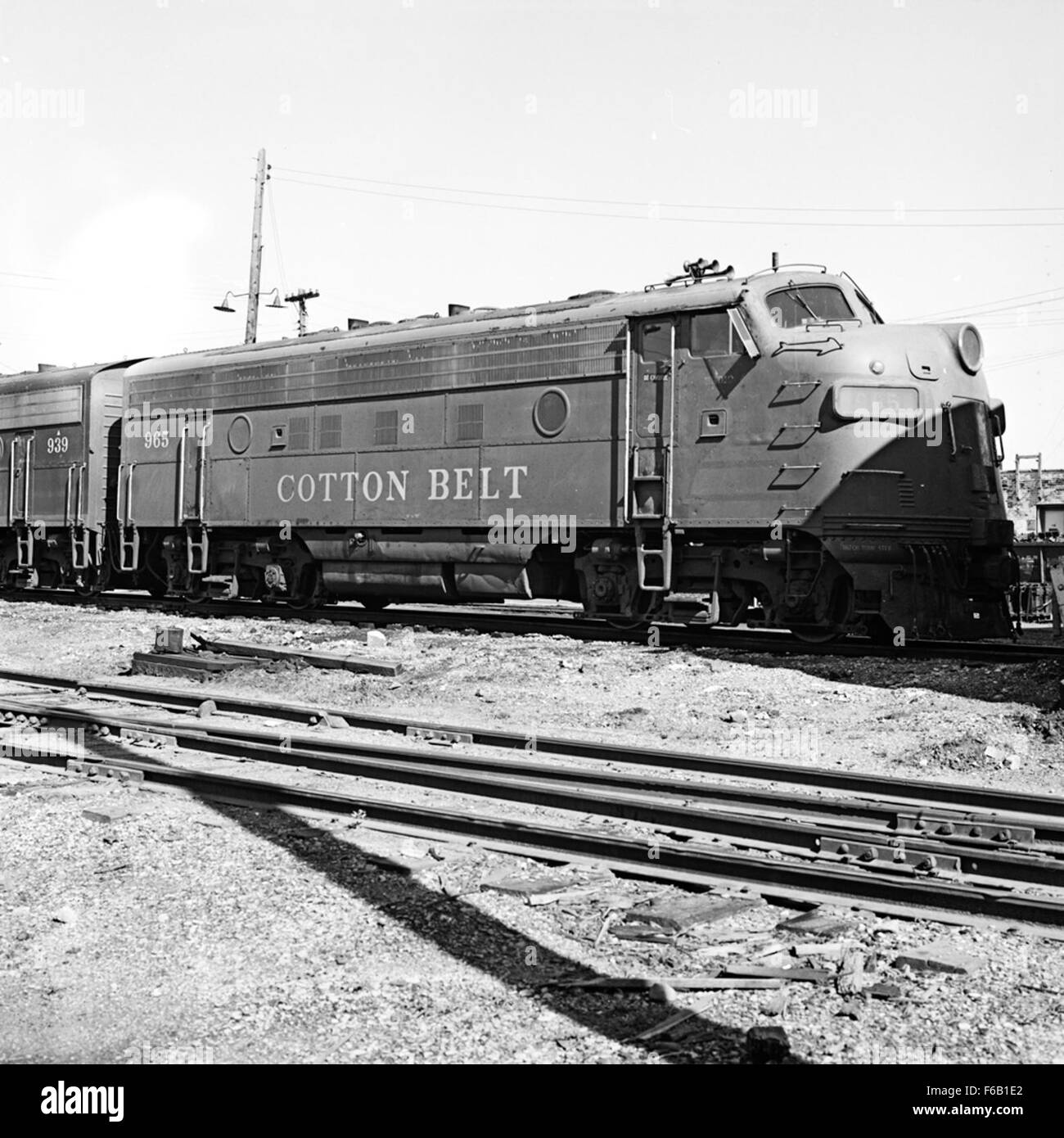The St. Louis Southwestern Diesel Electric Freight Locomotive No. 965 ...
