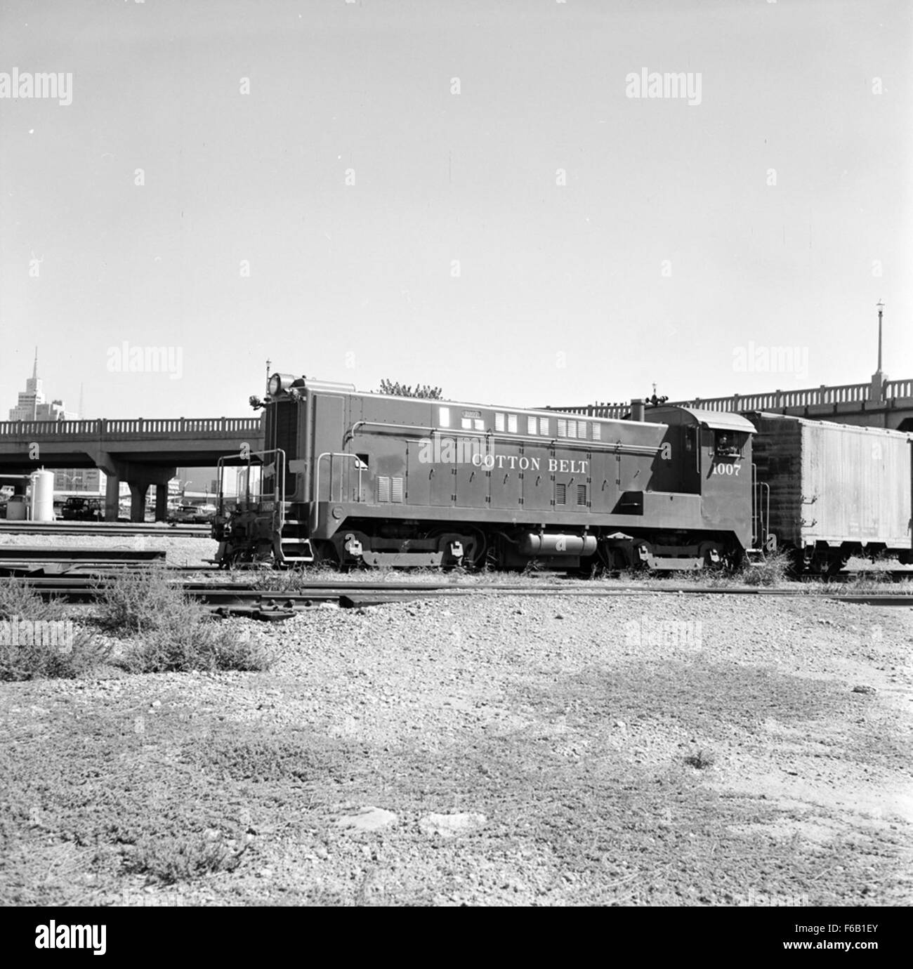 The St. Louis Southwestern Diesel Electric Switcher No. 1007, known as ...