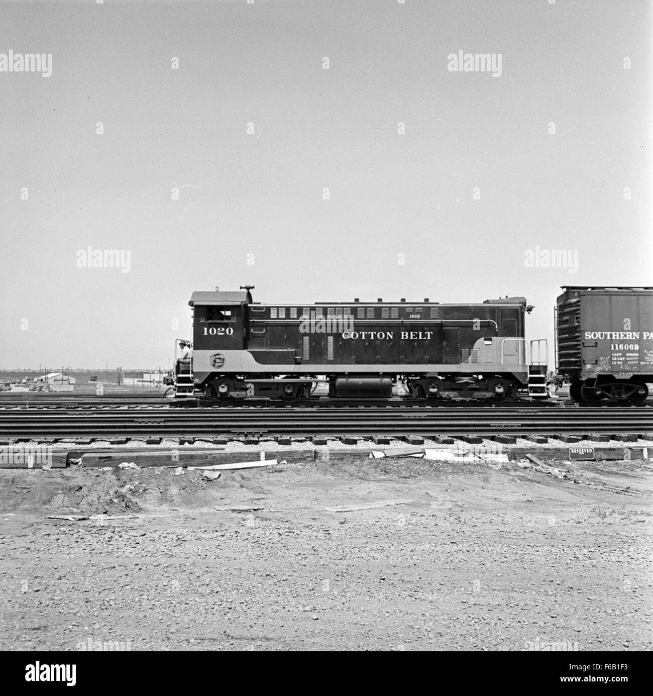 This photograph features the St. Louis Southwestern Diesel Electric ...
