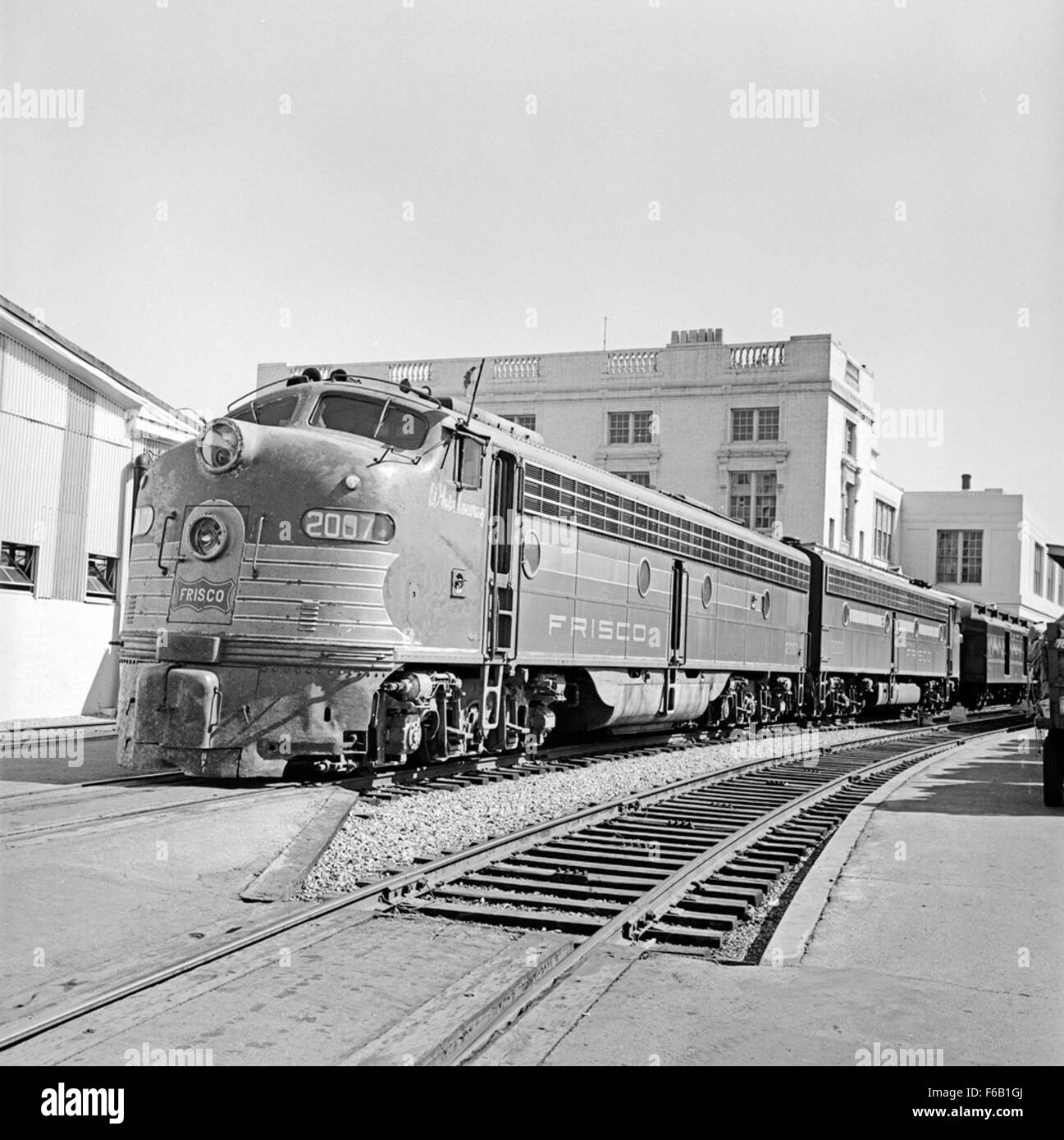 This image shows the St. Louis-San Francisco Railroad's Diesel Electric ...
