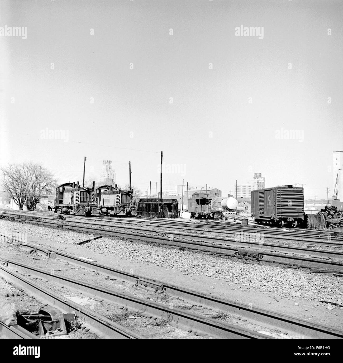 Engine yard image Black and White Stock Photos & Images - Alamy