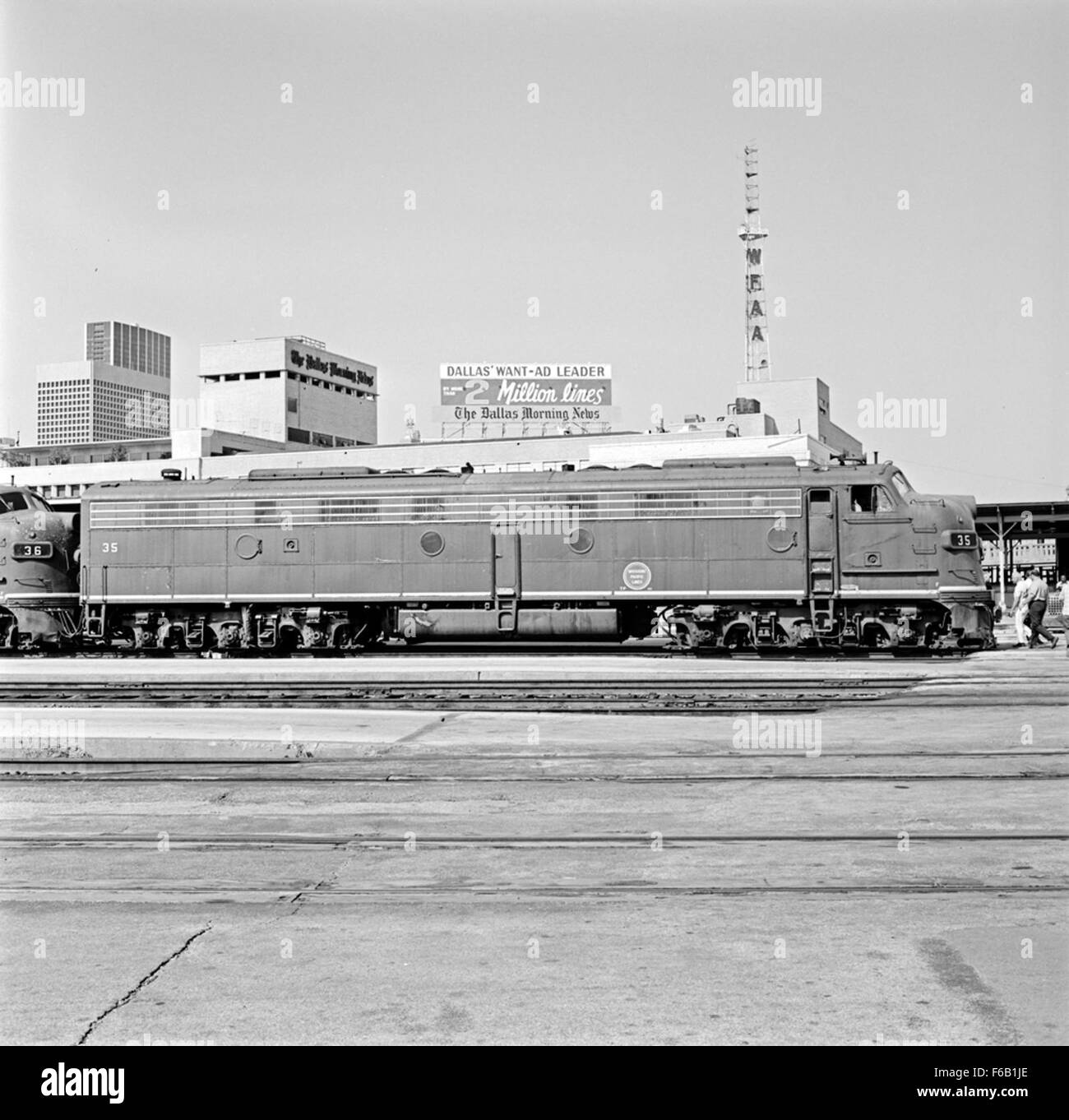 Texas & Pacific Diesel Electric Passenger Locomotive No. 35 is a key ...