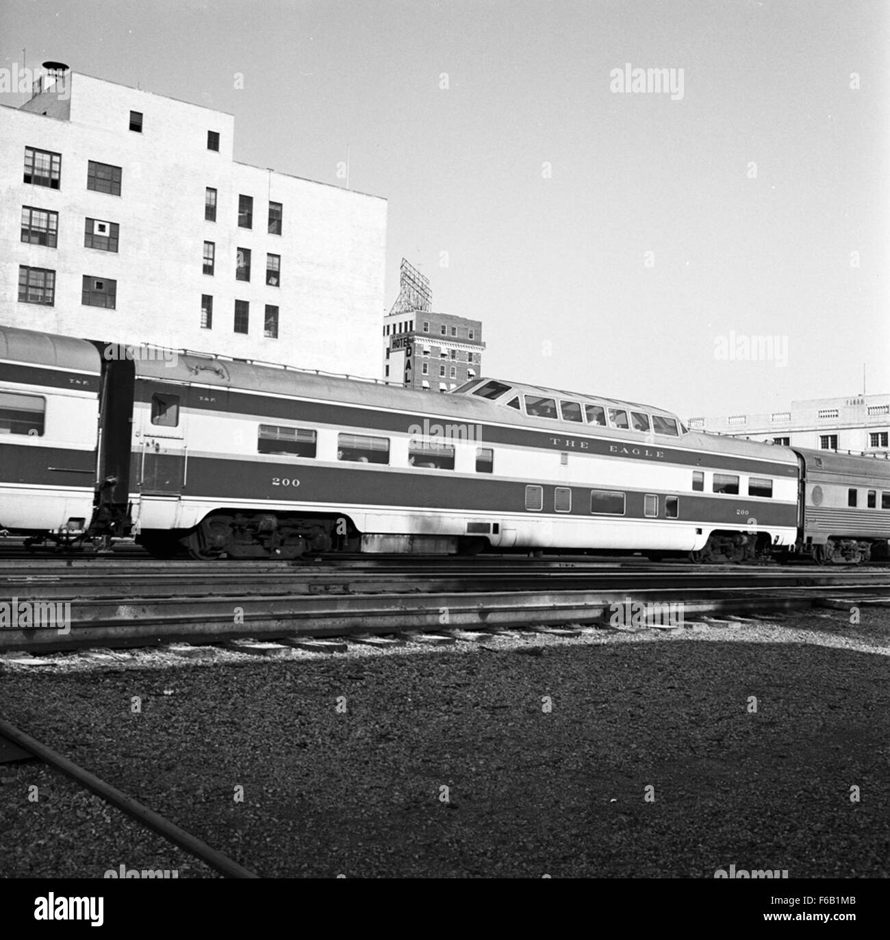 This photograph features the Vista-Dome Planetarium Coach Car No. 200 ...