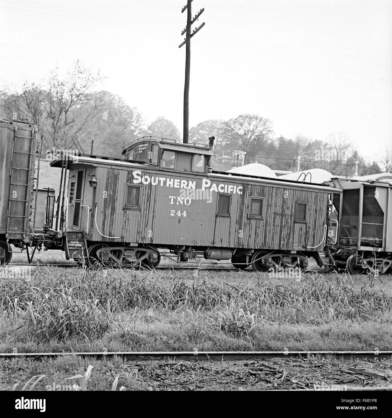 Southern Pacific Trains Black and White Stock Photos & Images - Alamy