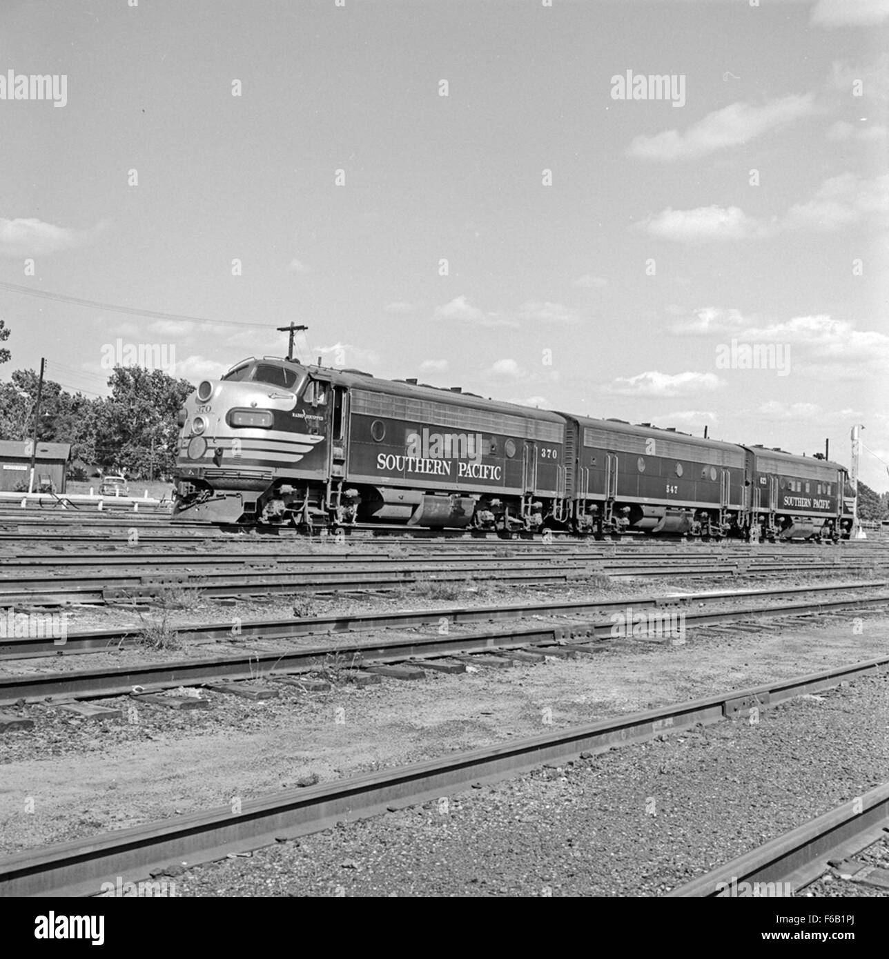 These diesel-electric freight locomotives Nos. 370, 547, and 621, from ...