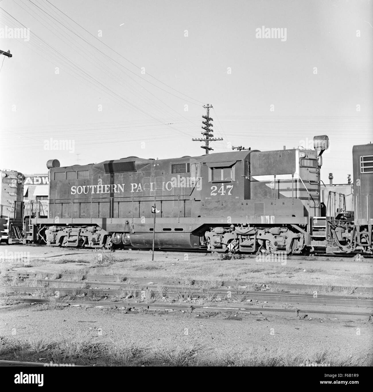This image shows Southern Pacific Diesel Electric Road Switcher No. 247 ...