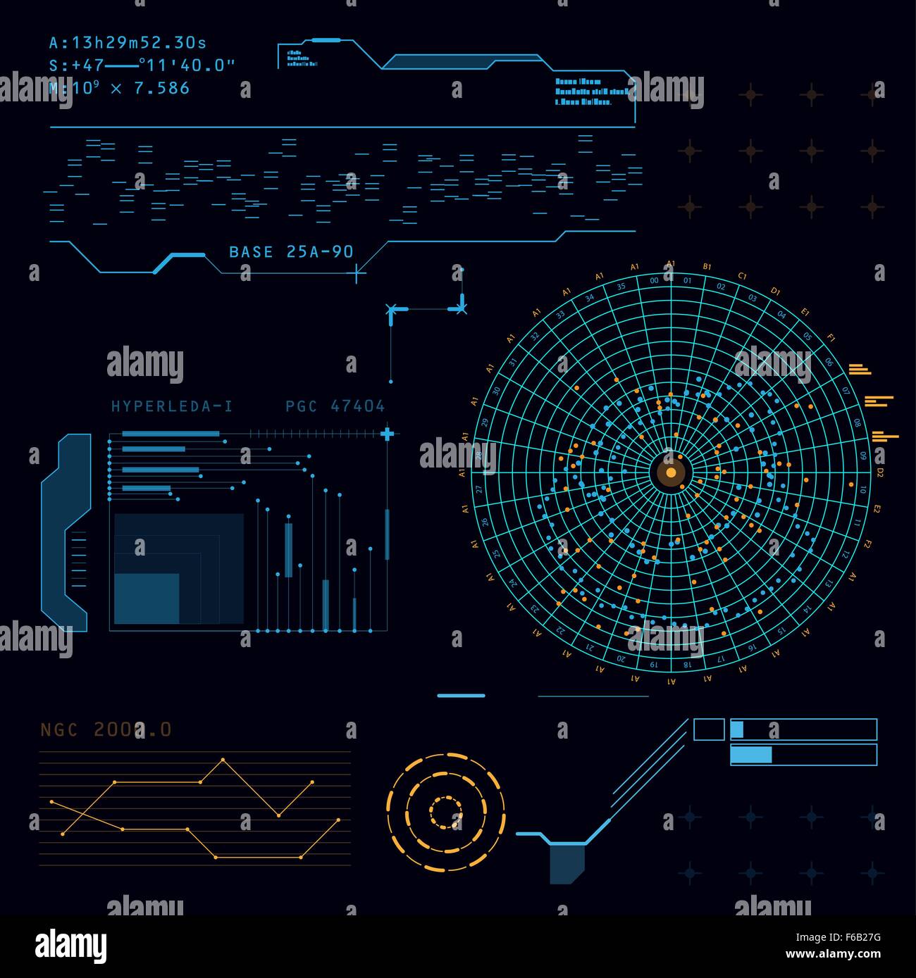 Futuristic gaming overlay vector hi-res stock photography and images ...