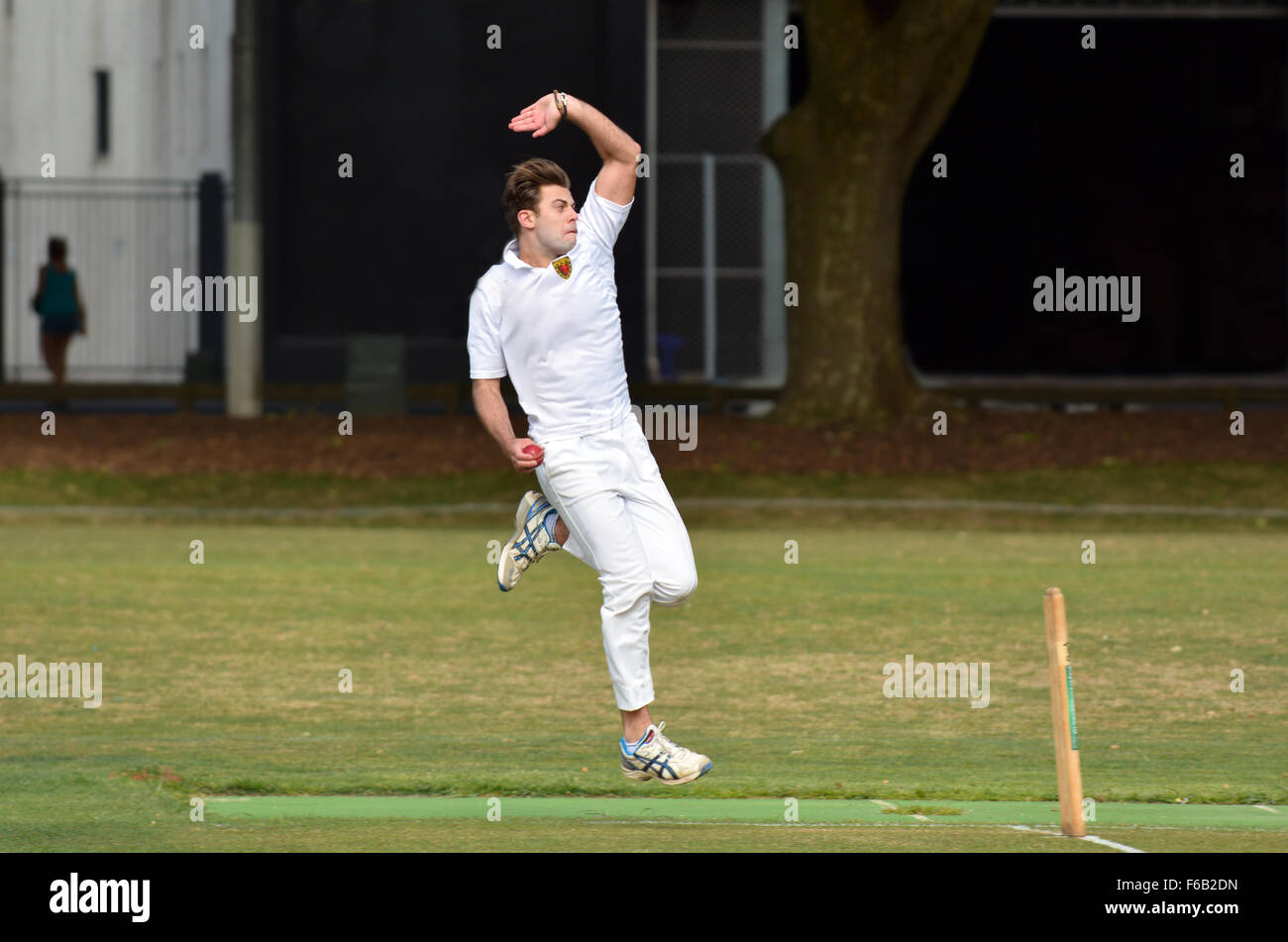 Cricket Bowler Delivering Ball High Resolution Stock Photography and ...