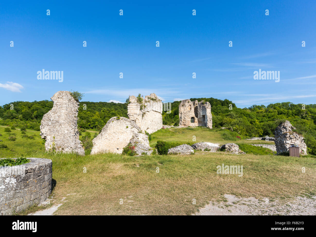 Chateau gaillard castle at les andelys hi-res stock photography and images - Alamy
