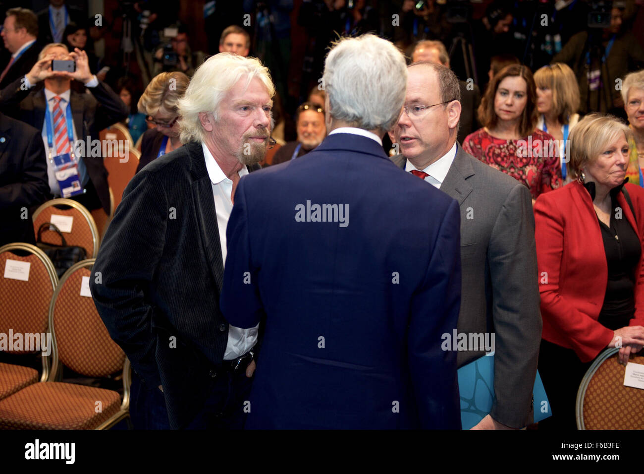 Secretary Kerry Chats With Richard Branson and Prince Albert II of ...