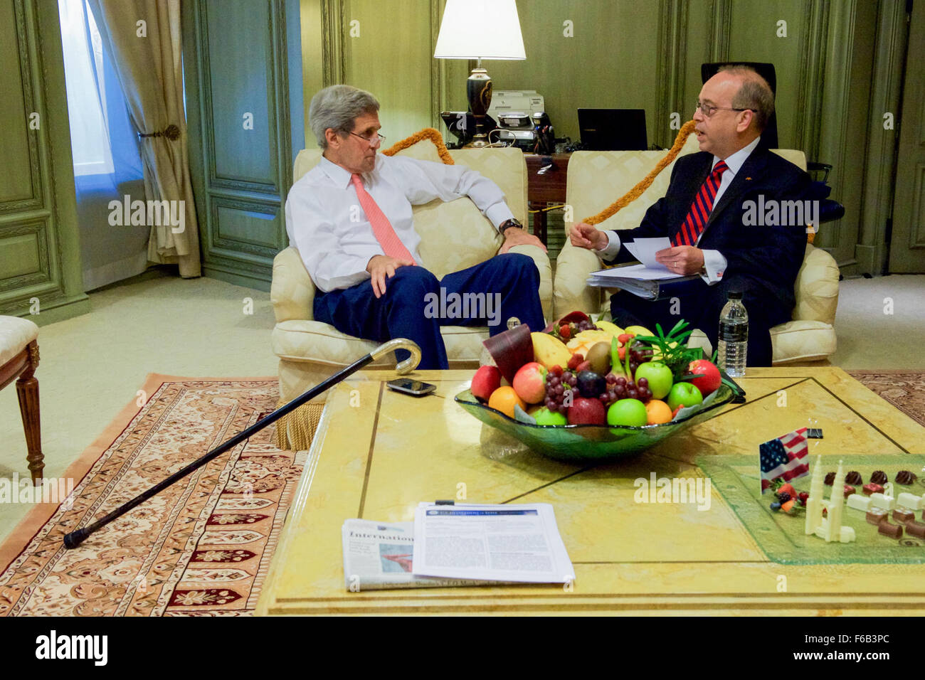 Secretary Kerry Gets Assist From Senator Kennedy's Cane Before ASEAN ...