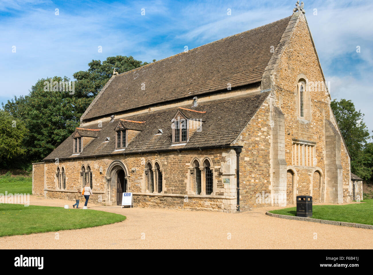 12th Century The Great Hall of Oakham Castle, Oakham, Rutland, England ...
