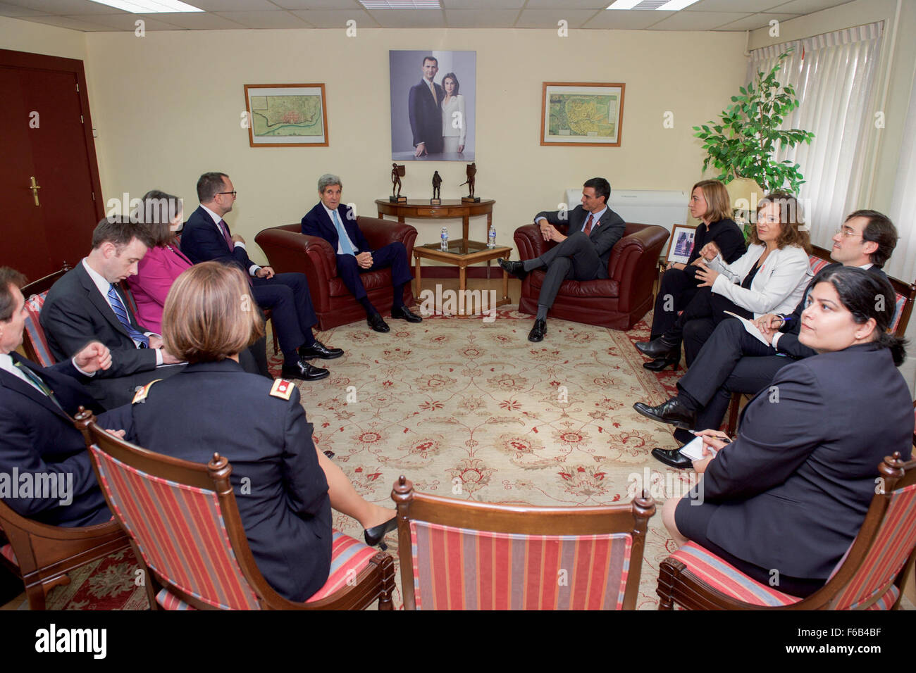 Secretary Kerry Meets With Spanish Socialists Worker’s Party Secretary ...