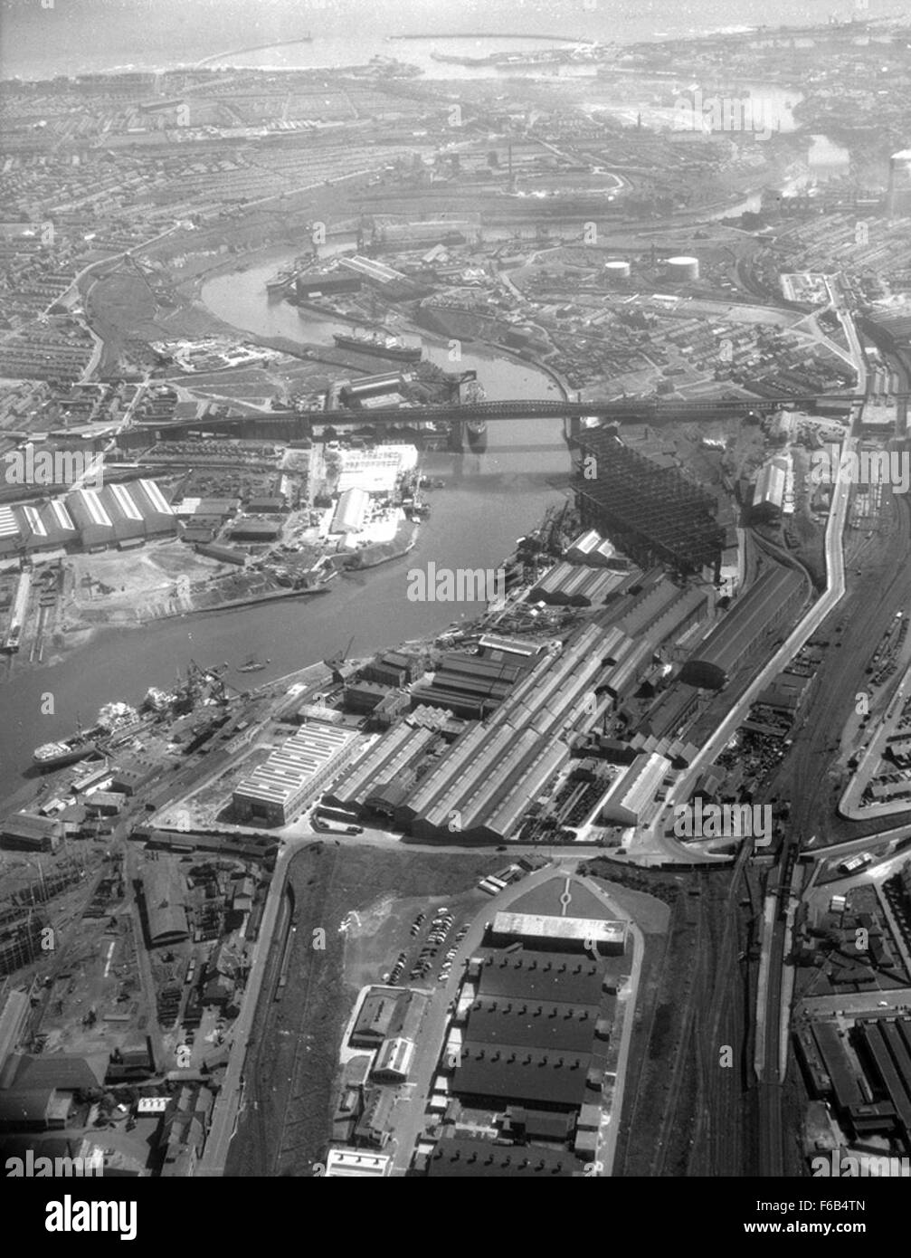 Pallion Bridge Black and White Stock Photos & Images - Alamy