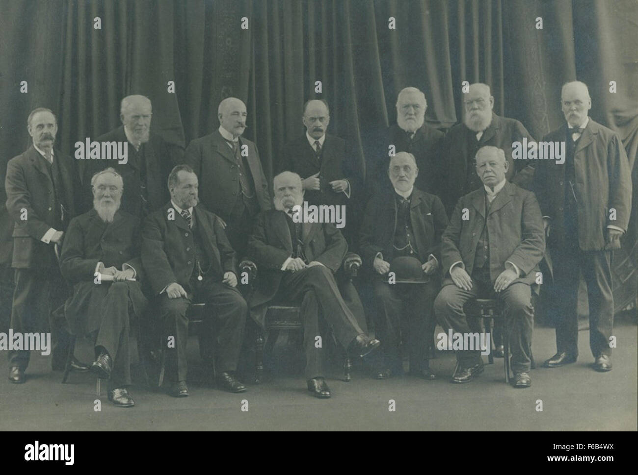 This photograph from 1910 captures the officials who celebrated their ...
