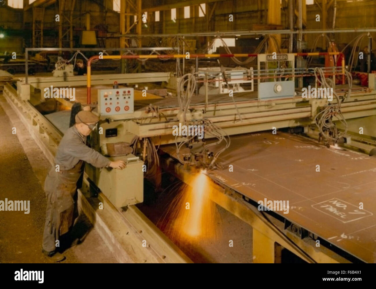 A color photograph taken in the 1960s shows the Plater's Shed at ...
