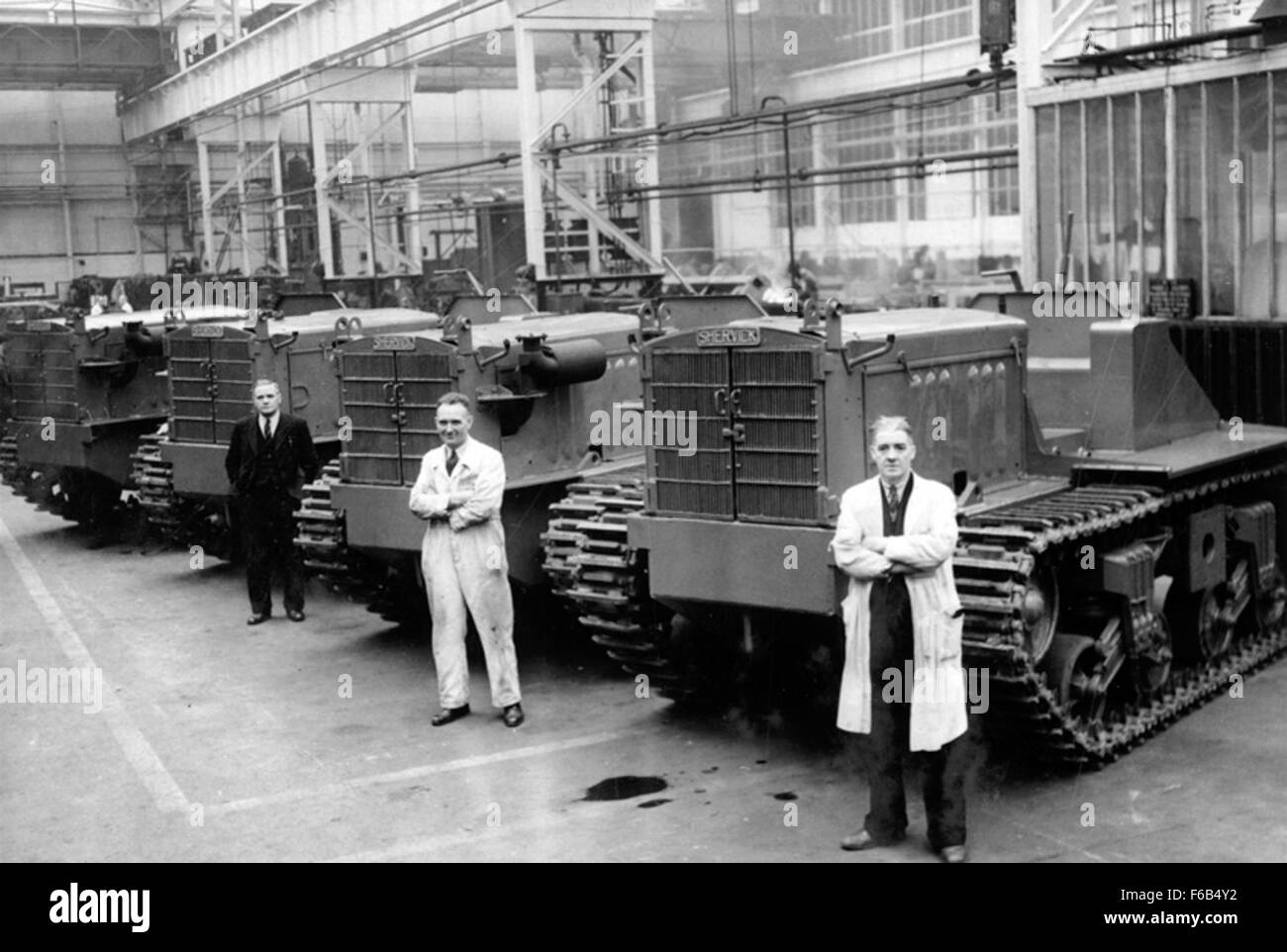 Shervick Tractors at the Elswick Works Stock Photo - Alamy