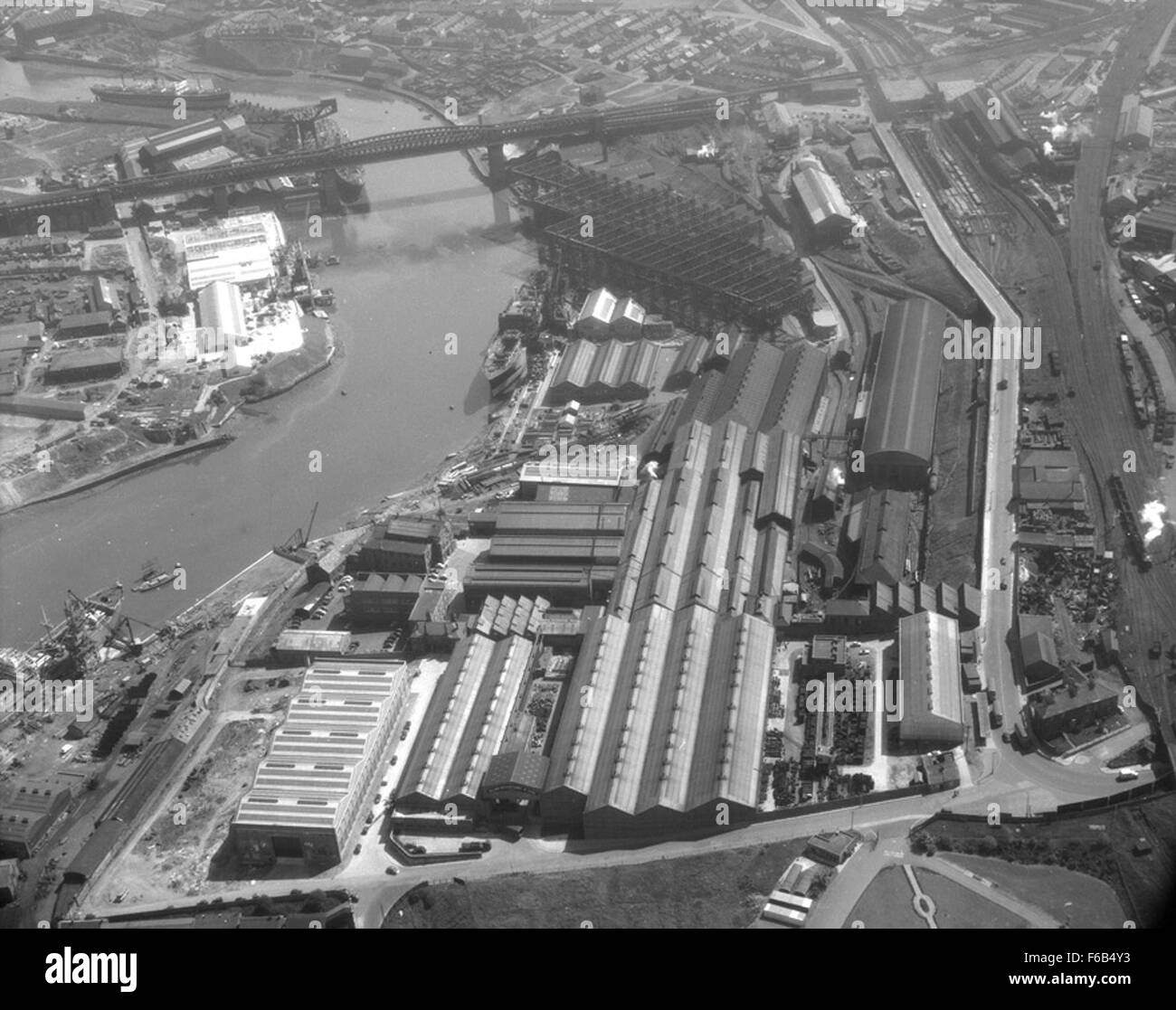 Doxford engine works Black and White Stock Photos & Images - Alamy