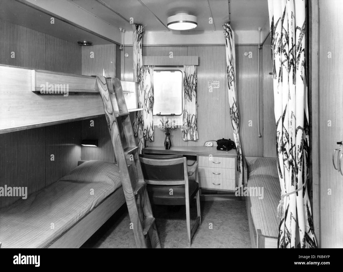 The hospital on board the 'Borgsten', a 19th-century tanker, features a ...
