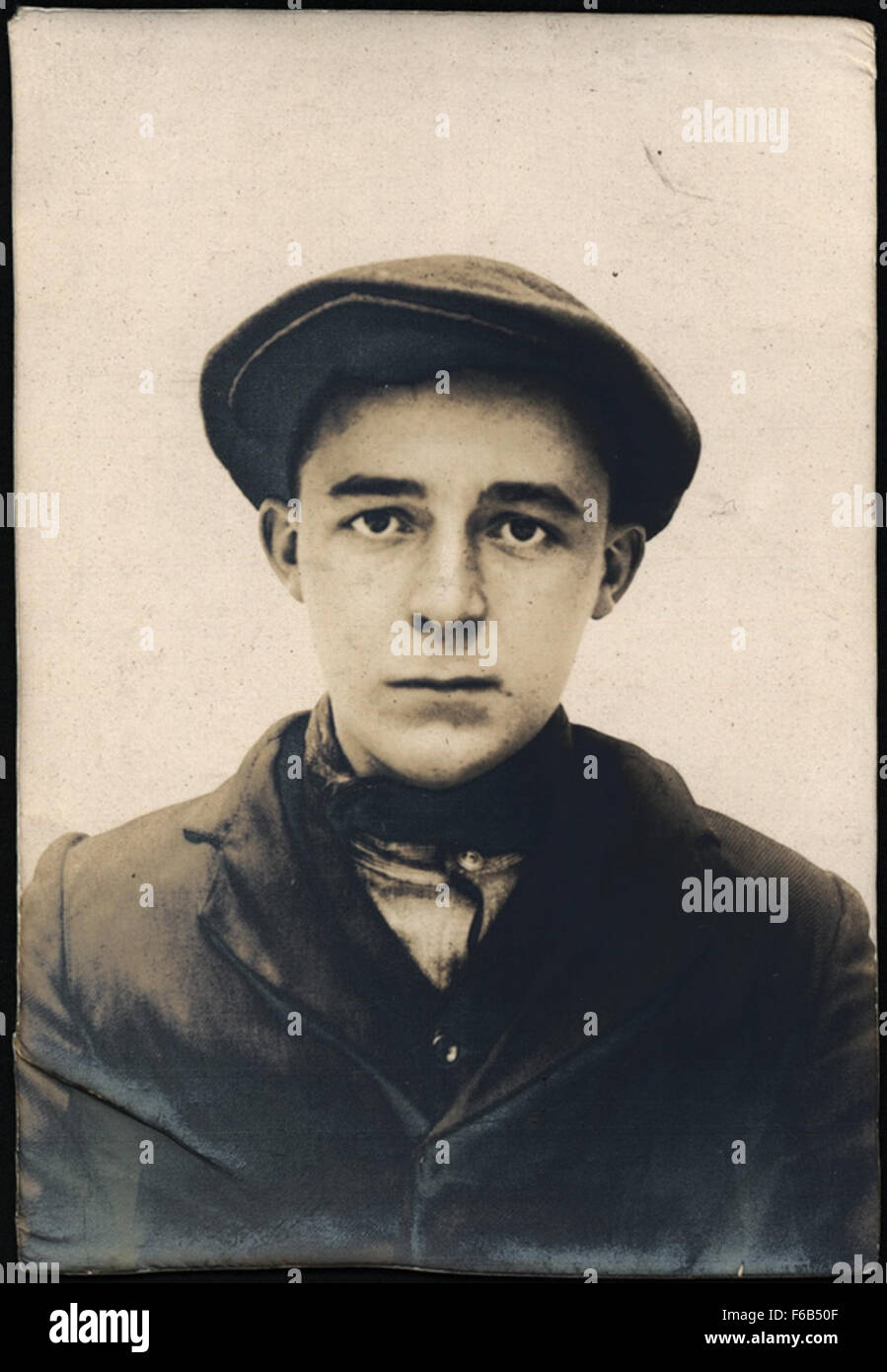 This 1914 mugshot of Walter Firth, a soldier in the First World War ...