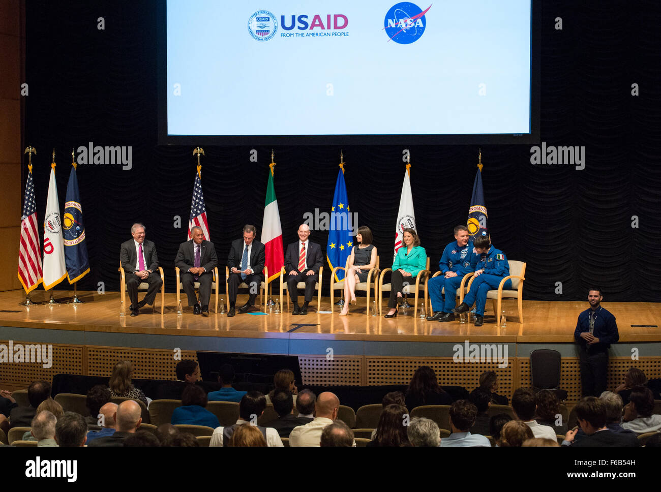 From left to right: Eric Postel, associate administrator, United States ...
