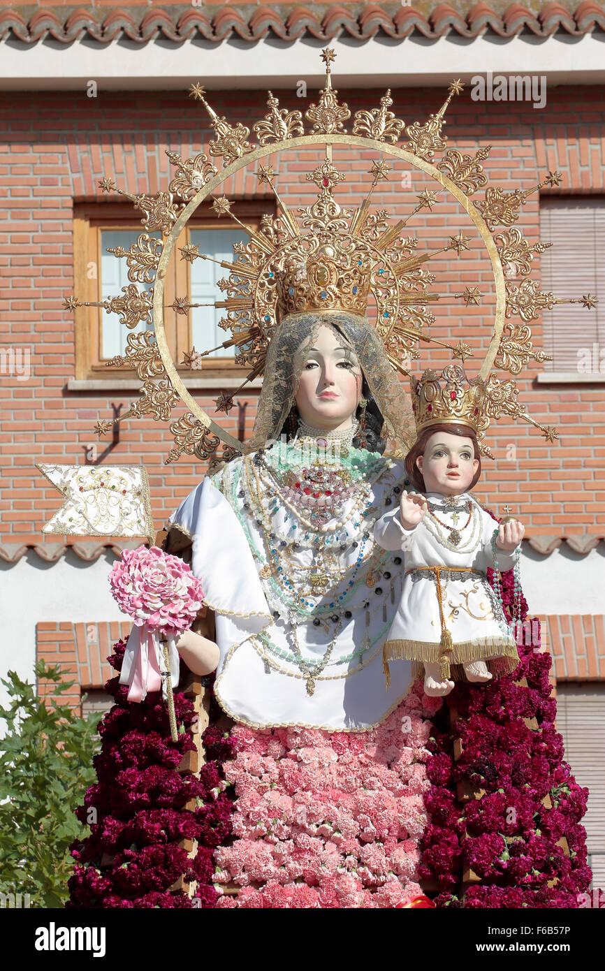 Virgin mary flower offering hi-res stock photography and images - Alamy