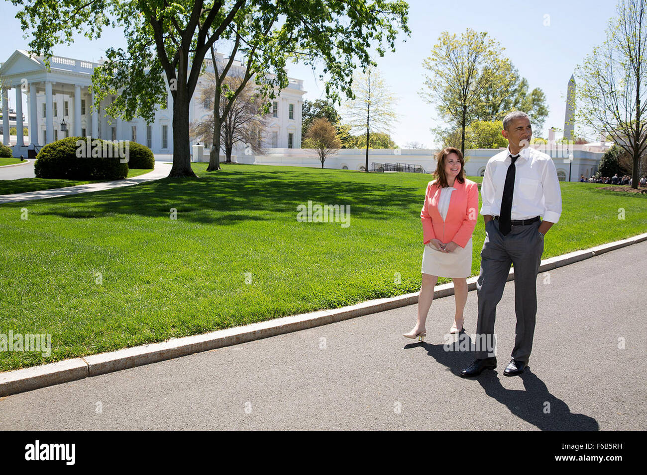 President Barack Obama and Shanna Peeples, the 2015 National Teacher of ...