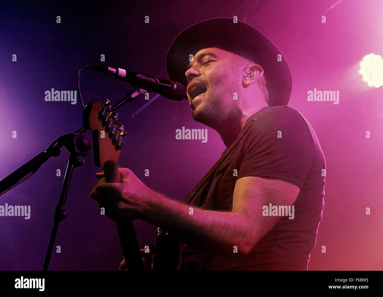 Ride perform at O2 Academy Liverpool Featuring: Mark Gardener, Ride ...