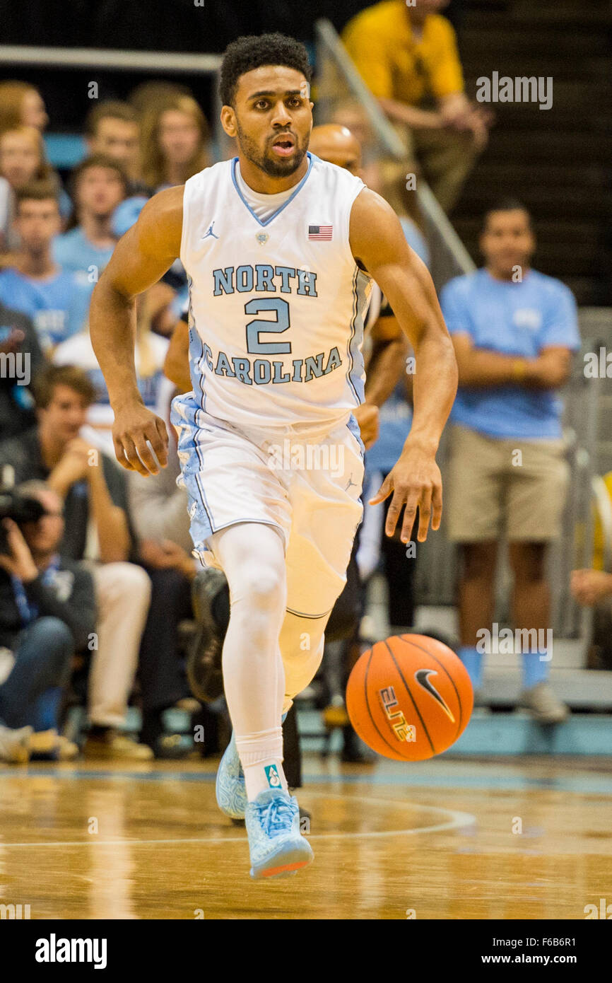 UNC Guard Joel Berry II (2) during the NCAA Basketball game between the ...