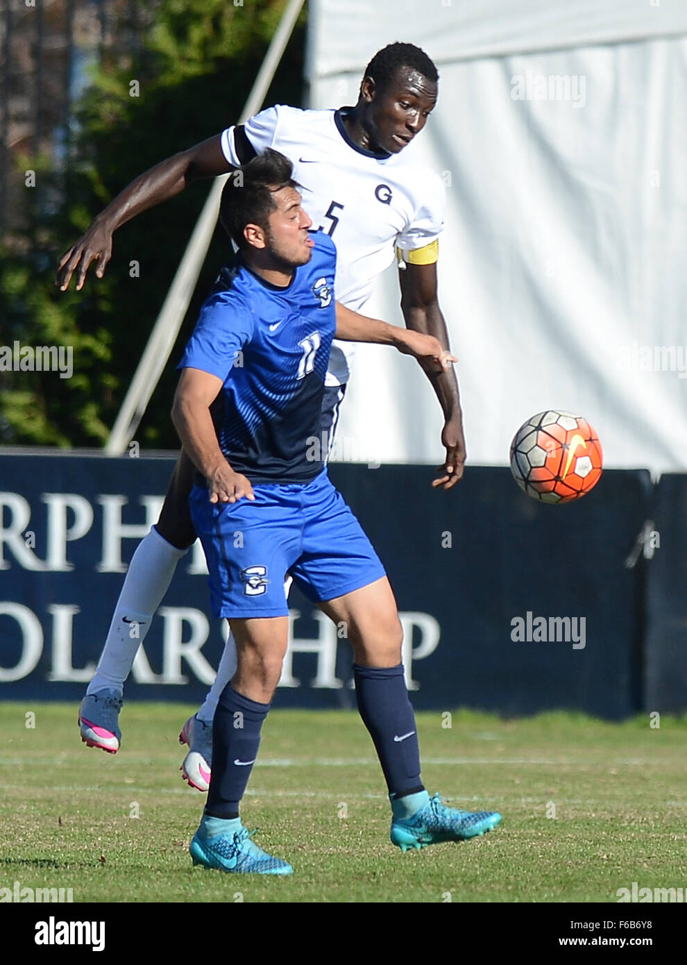 Washington, DC, USA. 15th Nov, 2015. 20151115 - Georgetown defender ...