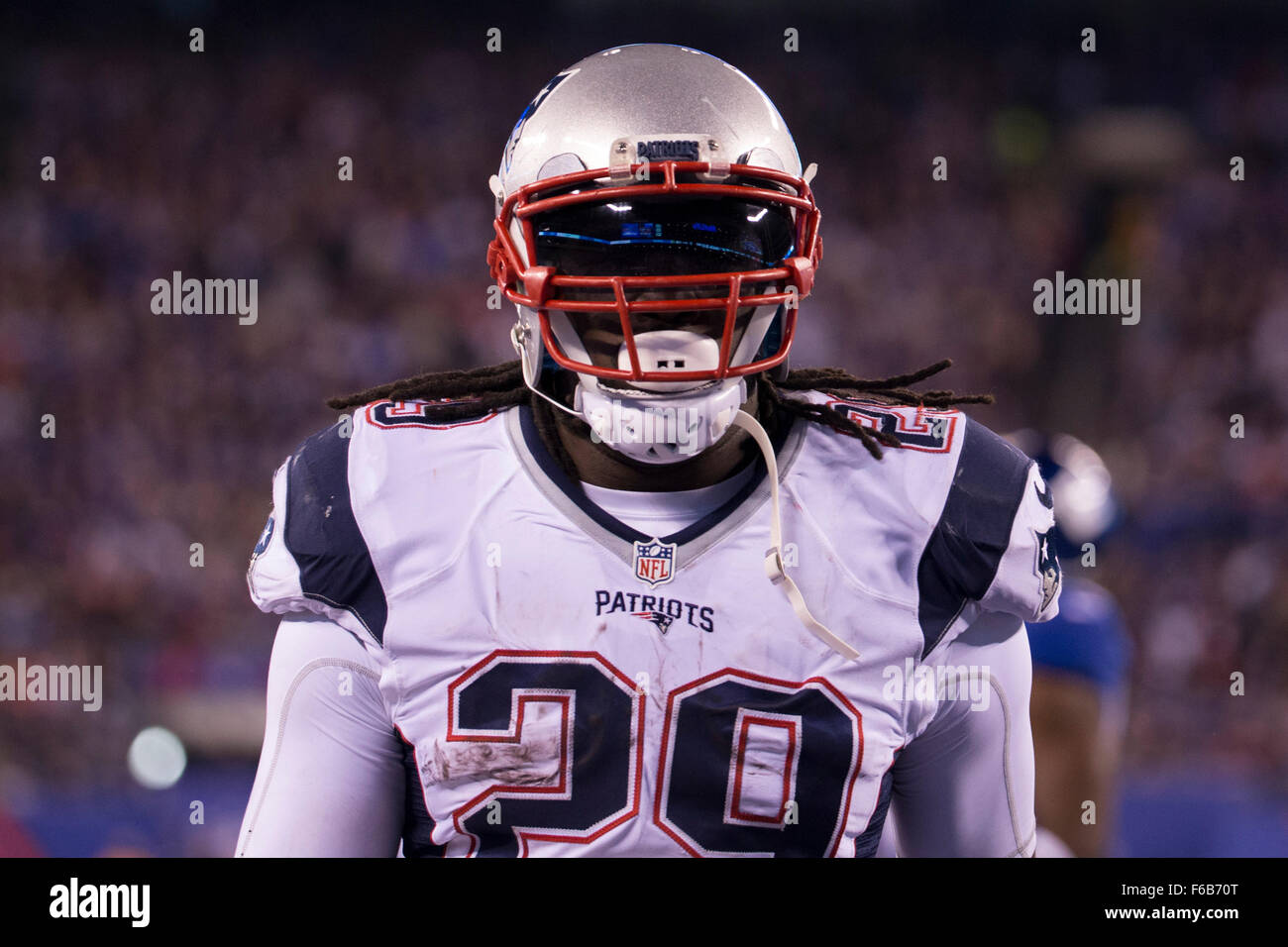 East Rutherford, New Jersey, USA. 15th Nov, 2015. New England Patriots ...