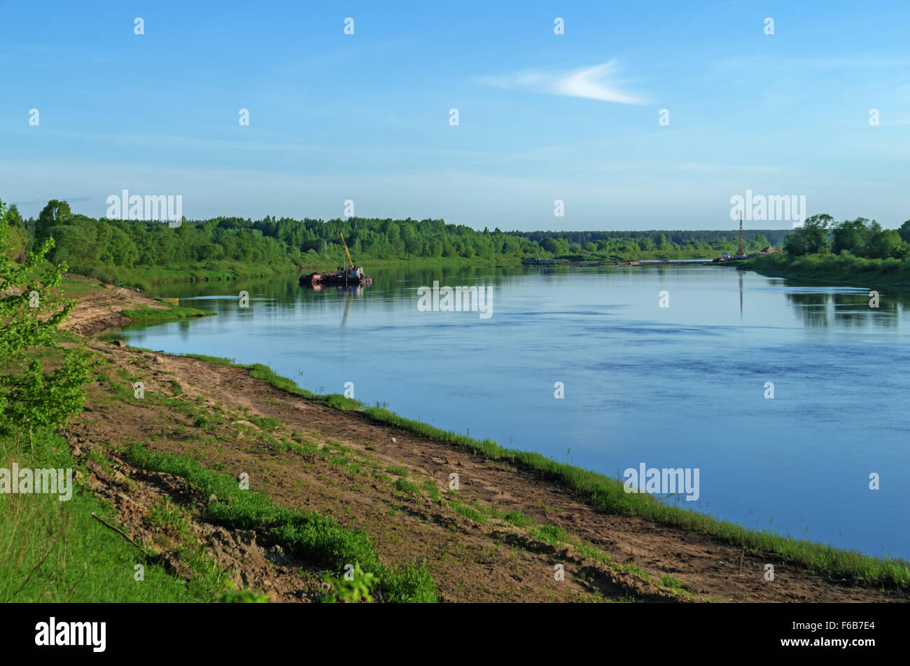 Shadow river reflection bed forest hi-res stock photography and images ...