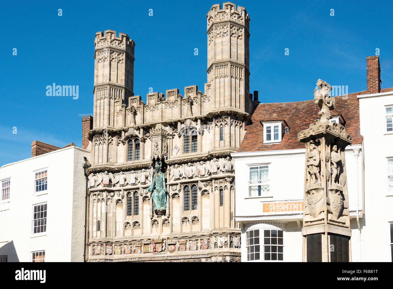 Christ Church Gateway, The Buttermarket, Canterbury, City of Canterbury ...