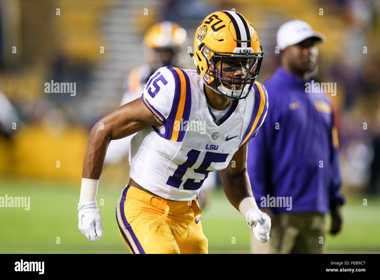 Baton Rouge, LA, USA. 14th Nov, 2015. LSU Tigers wide receiver Malachi ...