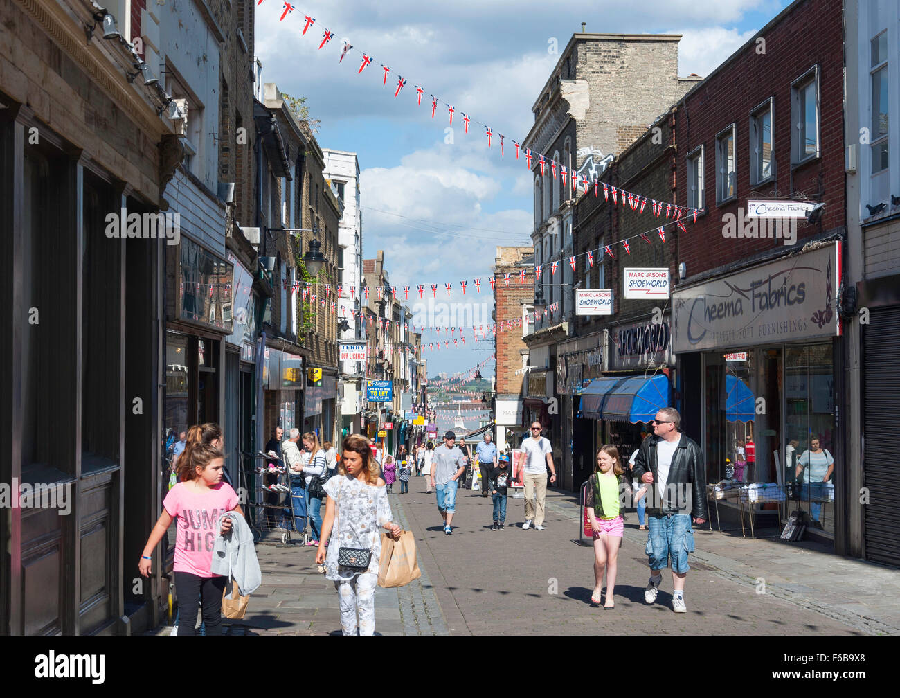 Heritage Quarter, High Street, Gravesend, Kent, England, United Kingdom ...