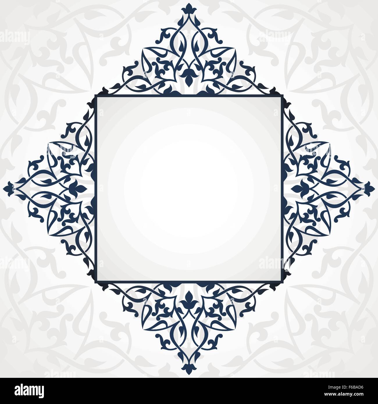 Arabic invitation card Stock Vector Image & Art - Alamy